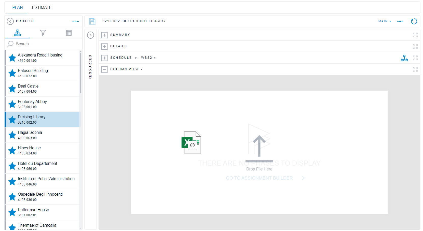 Excel Import – Planifi