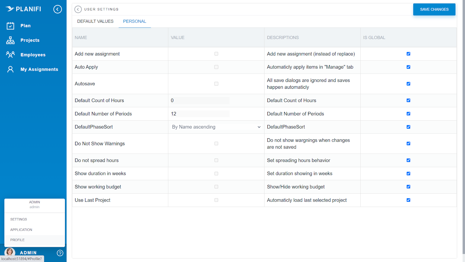 Plan a Project – Planifi