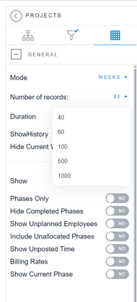 Project Grid Overview – Planifi