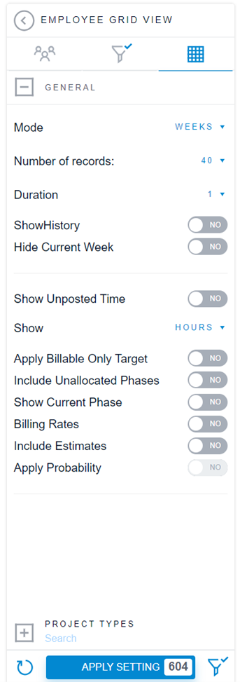 Employee Grid Overview – Planifi