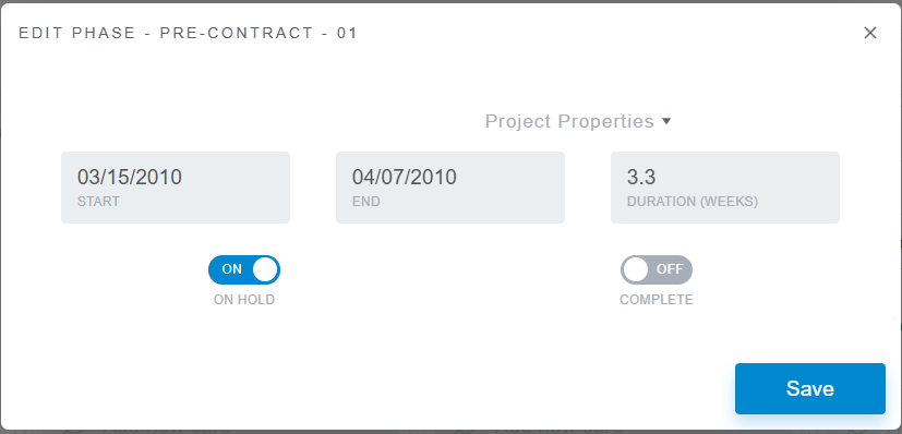 Phase Holds – Planifi