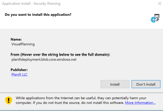 Upgrades to the Application – Planifi